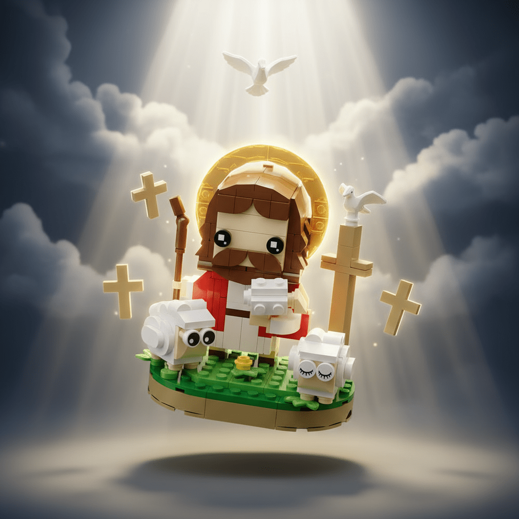 The Shepherd | Jesus Building Blocks For Kids – Godisabove USA